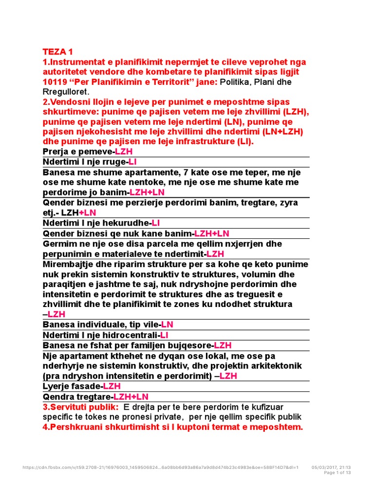 Legjislacion Teze | PDF