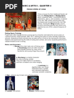 Semi-Detailed Learning Plan: Chinese Peking Opera | PDF | Arts (General)