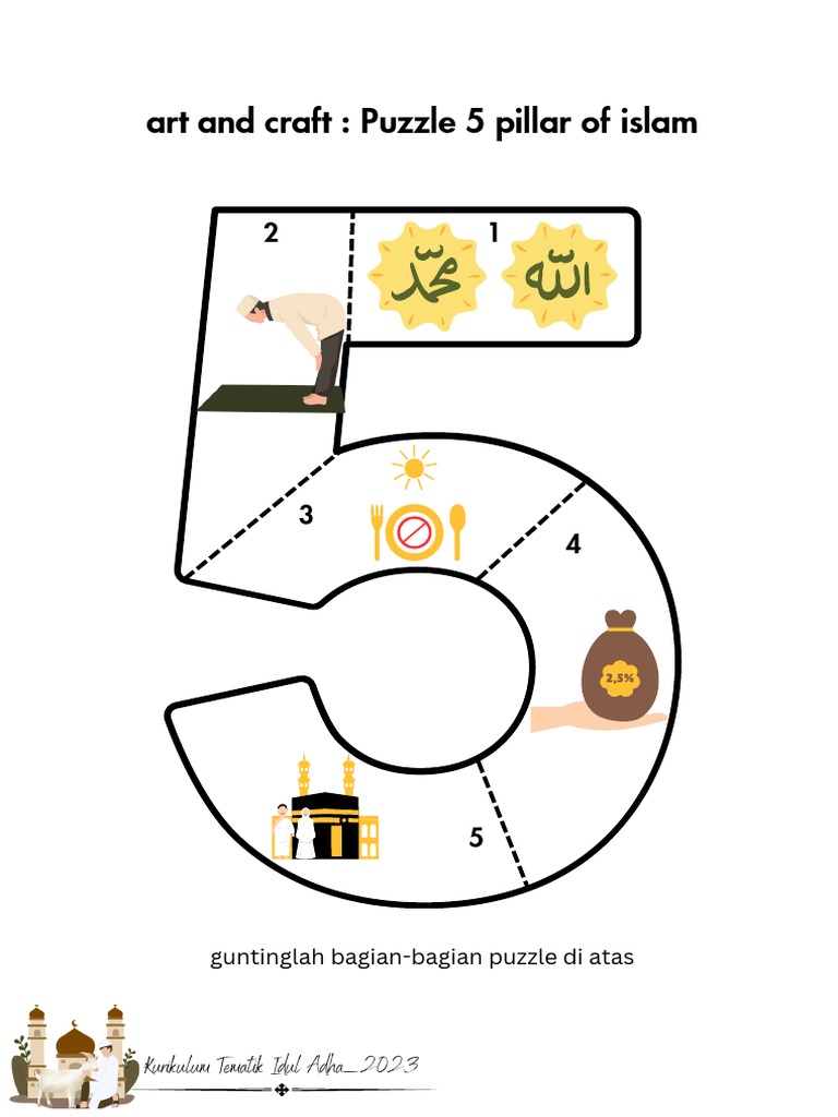 Puzzle Rukun Islam | PDF