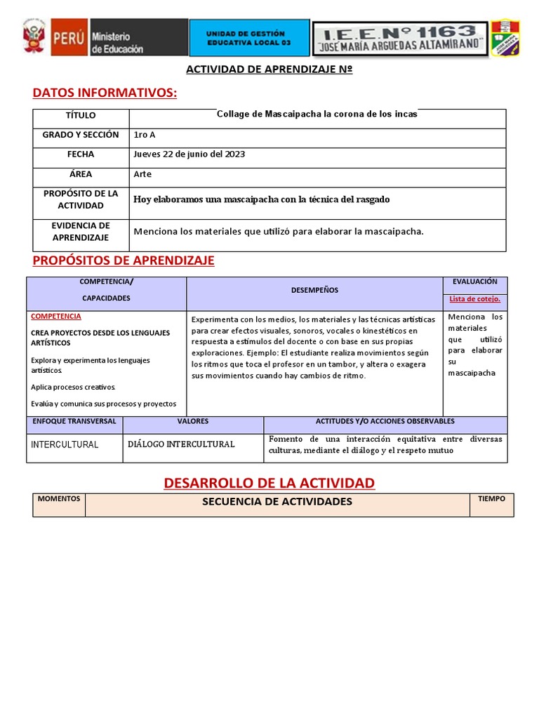 Arte mASCAIPACHA | PDF | Aprendizaje | Modificación de comportamiento