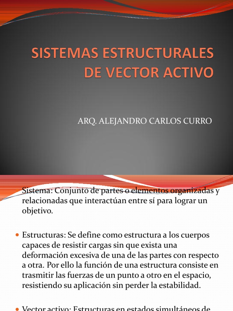 Sistemas Estructurales de Vector Activo | PDF | Braguero | Espacio ...