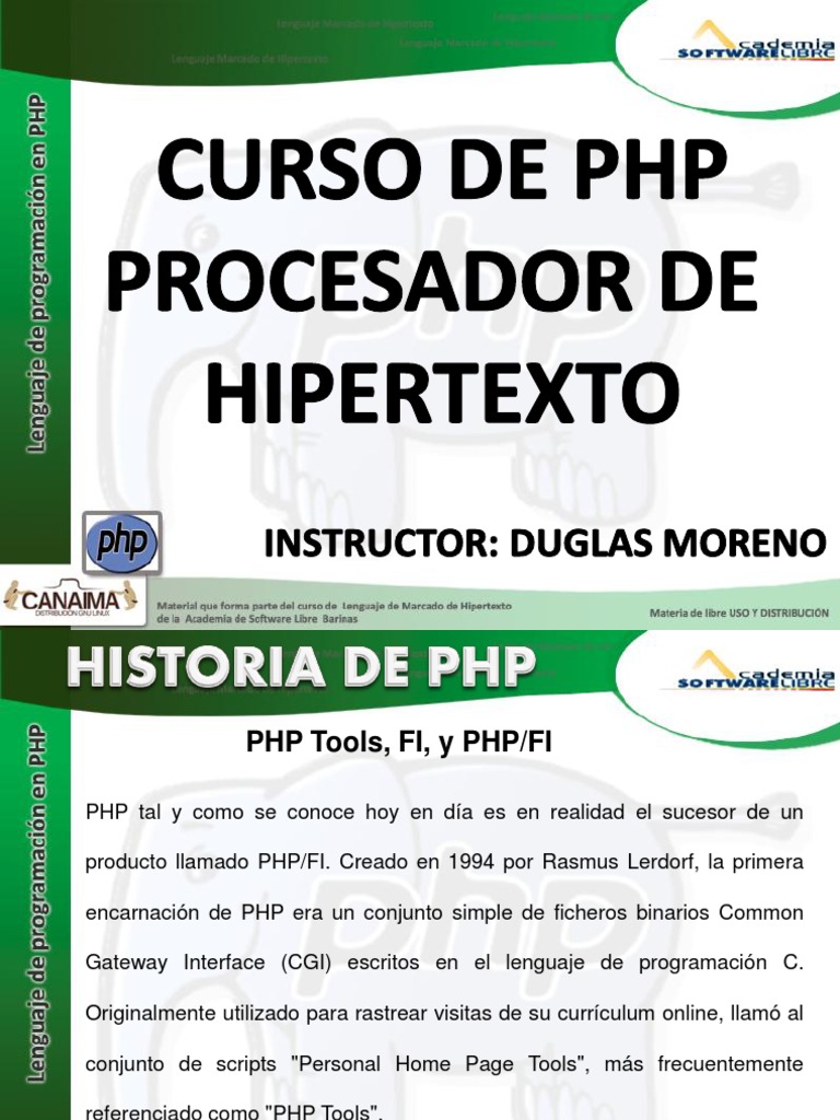 Clase1 PHP | PDF | Php | Redes