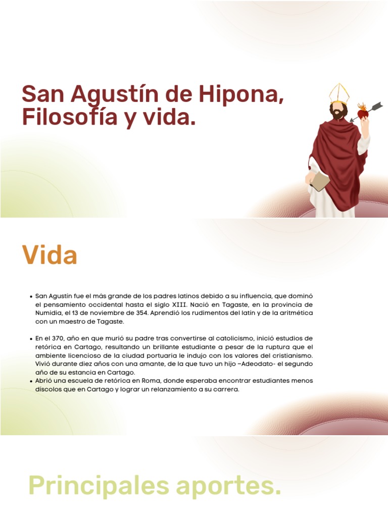 San Agustín de Hipona | PDF | Religión y espiritualidad | Clásicos