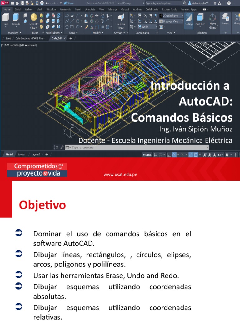 Sesión 1-2 - Introducción Autocad - Comandos Básicos. | PDF | Ingeniería Sesión 1-2 - Introducción Autocad - Comandos Básicos. | PDF | Ingeniería