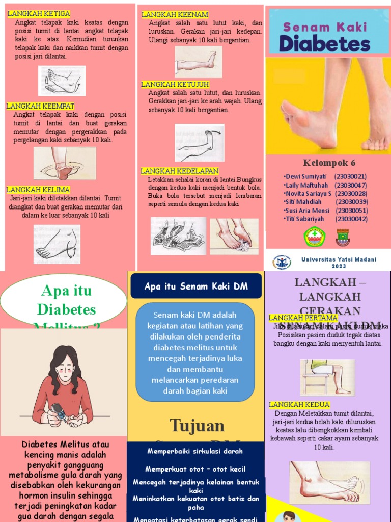 Leaflet Senam Kaki DM | PDF