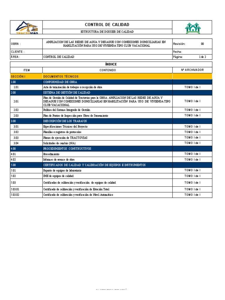 Estructura Del Dosier | PDF