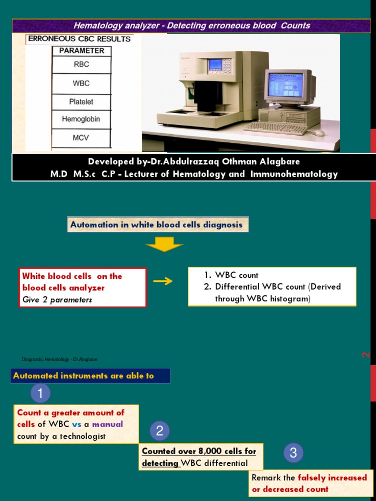 4-Hematology Analyzer - Detecting Erroneous Blood Counts | PDF | Tissue ...