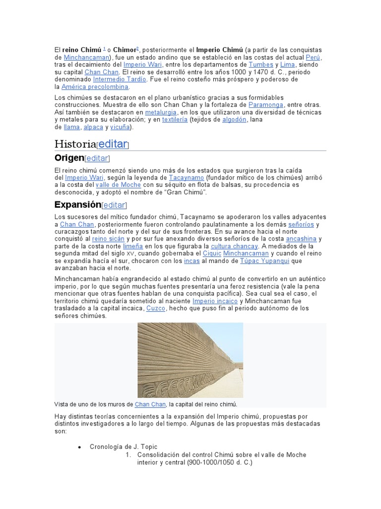 CHIMU | PDF | Perú
