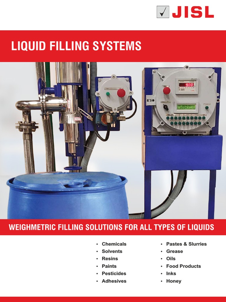 Liquid Filling Systems | Download Free PDF | Liquids | Manufactured Goods