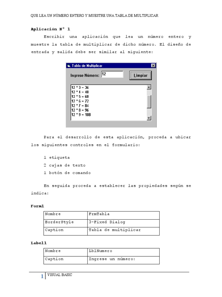 Aplicación #1 | PDF