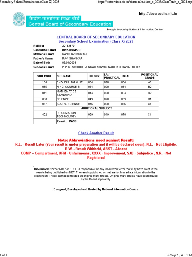 Riya | PDF | Childhood | Educational Institutions