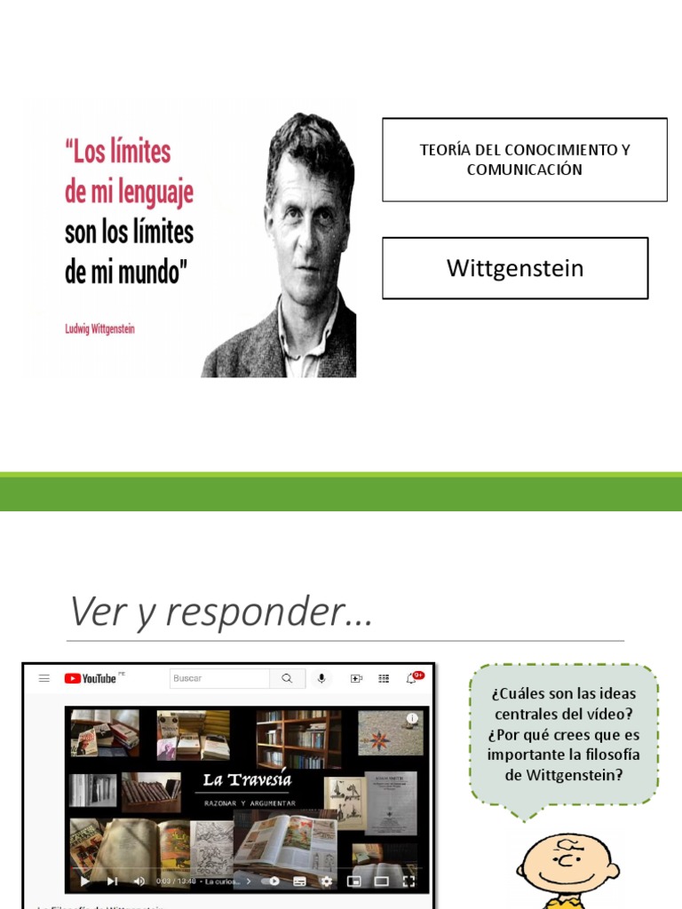 Filosofia Del Lenguaje - Wittgenstein PDF | PDF | Ludwig Wittgenstein ...