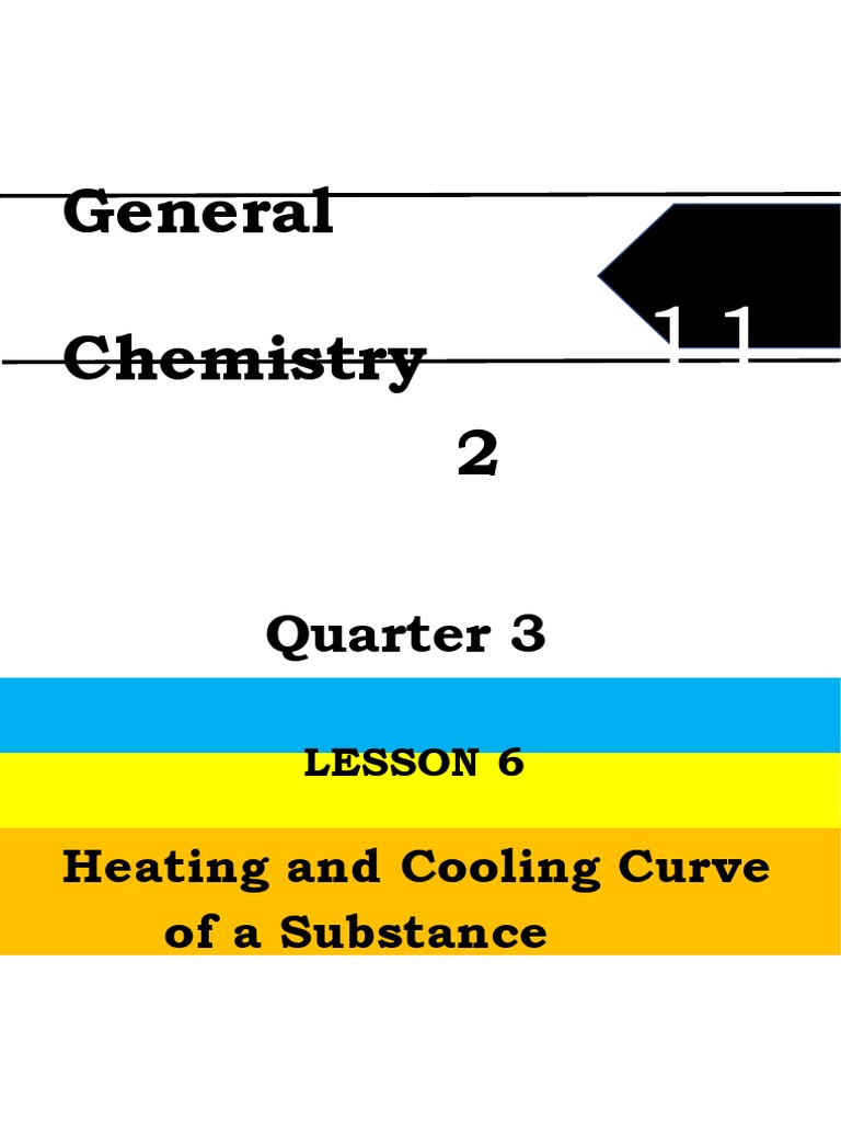 General Chemistry 2 Q3 Slm6 Pdf Water Melting Point