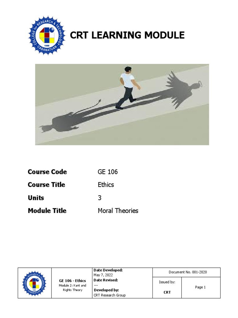 Ge 106 Final Term Module 2 1 | PDF | Rights | Immanuel Kant