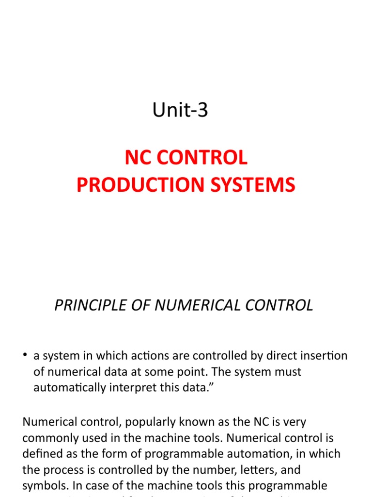 Unit 3 | Download Free PDF | Numerical Control | Computer Programming