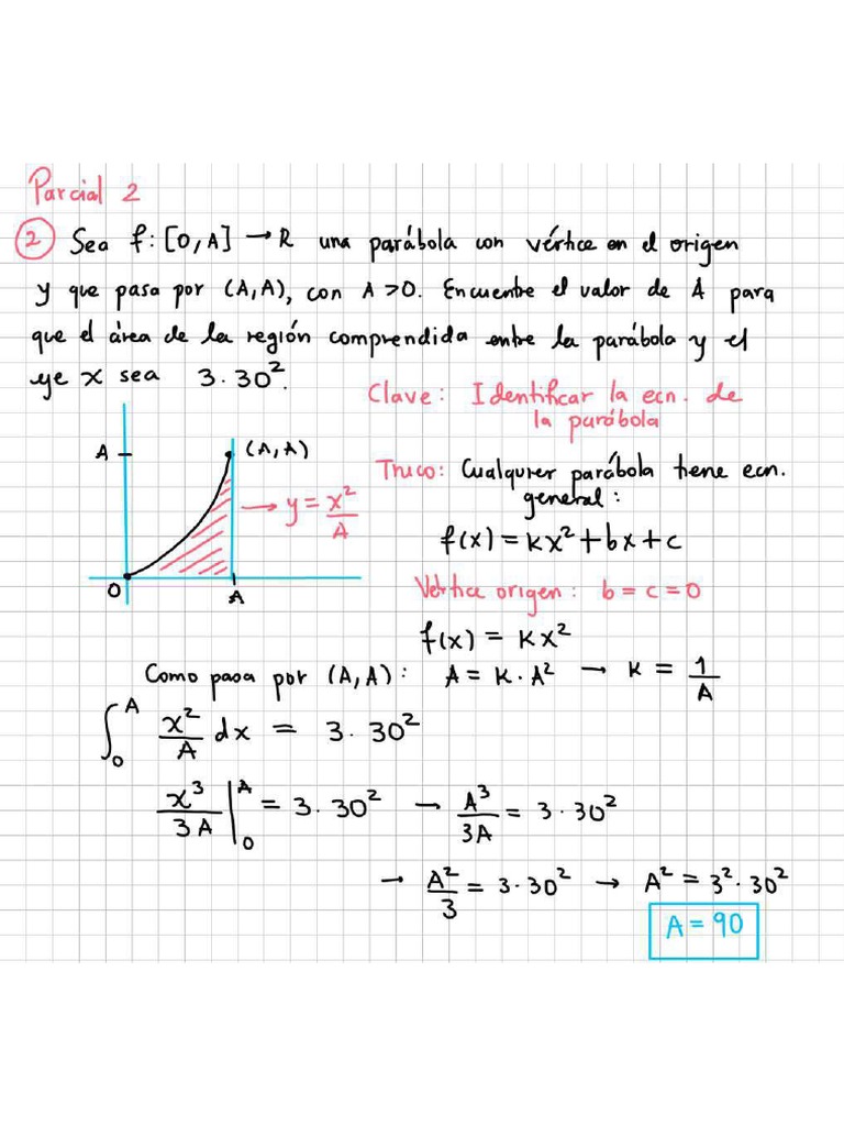 Parcial 2 - Calculo Integral | PDF