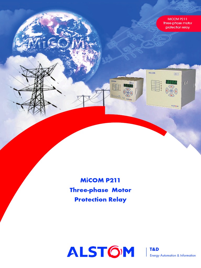 Micom P211 Three-Phase Motor Protection Relay: Energy Automation ...