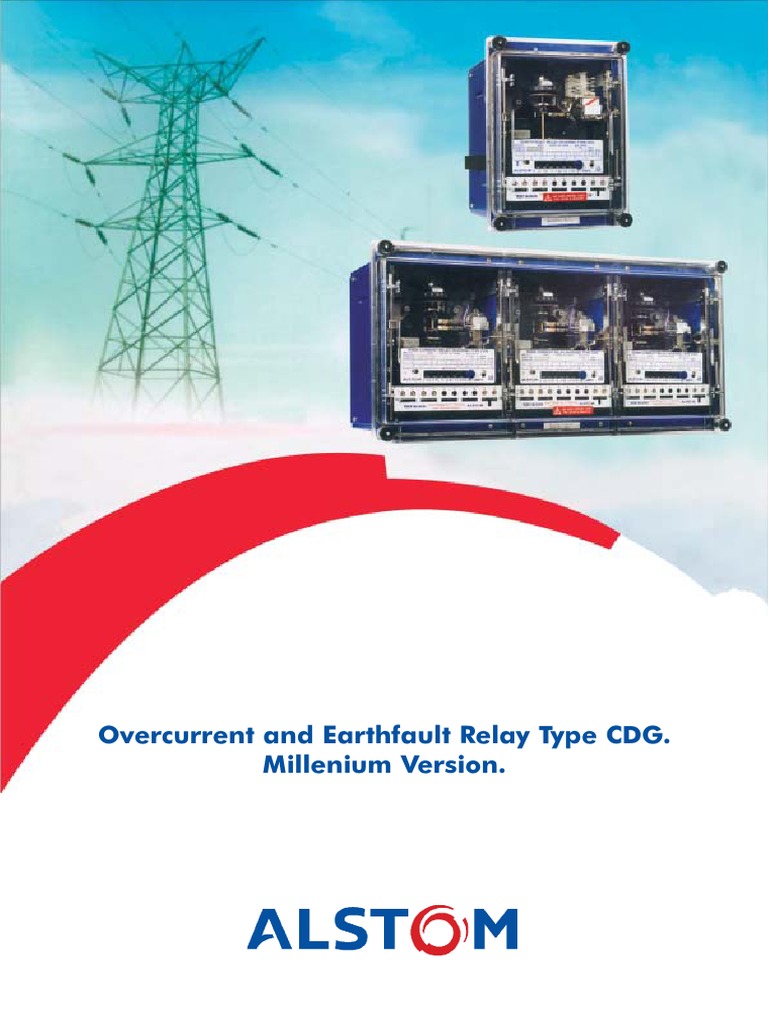 Overcurrent and Earthfault Relay Type CDG. Millenium Version | PDF ...