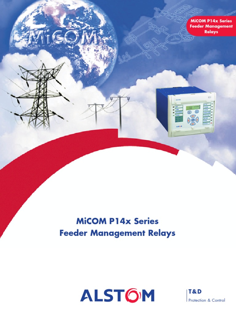 Micom P14X Series Feeder Management Relays | PDF | Logic Gate | Relay