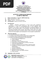 Accomplishment Report GPTA | PDF