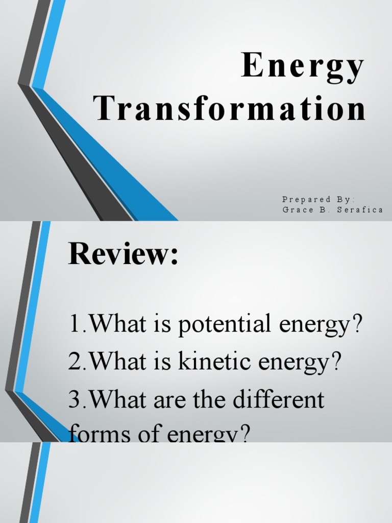 Energy Transformation | PDF | Heat | Heat Transfer