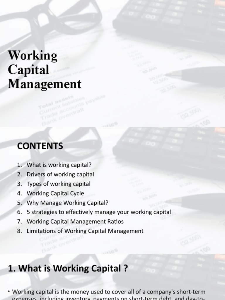 Working Capital Management | PDF | Working Capital | Financial Capital