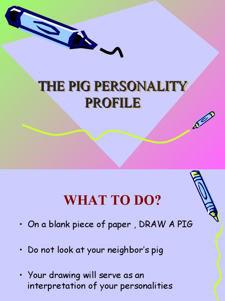 The Pig Personality Profile | PDF | Self-Improvement