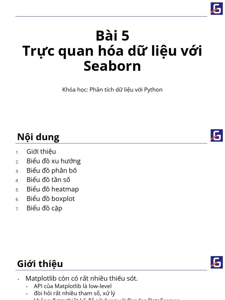Slide 5.3 Seaborn | PDF