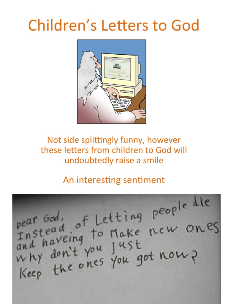 Childrens Letters God | PDF