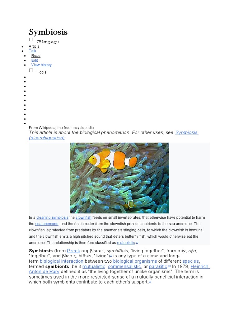 Symbiosis | PDF | Symbiosis | Gene