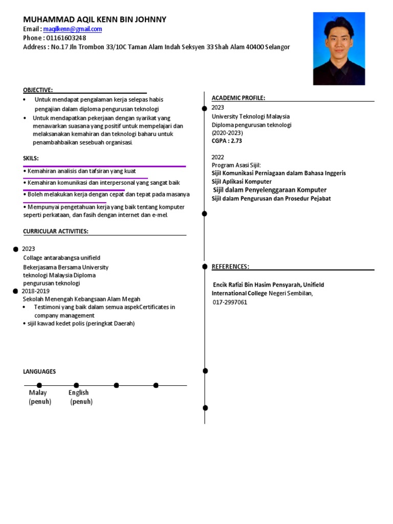 Resume Aqil | PDF