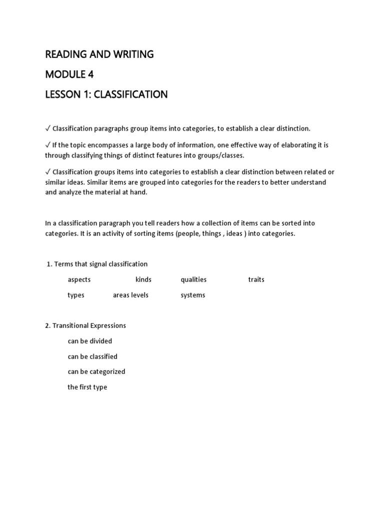 Classification and Cause-Effect Writing | PDF | Deforestation | Video Games