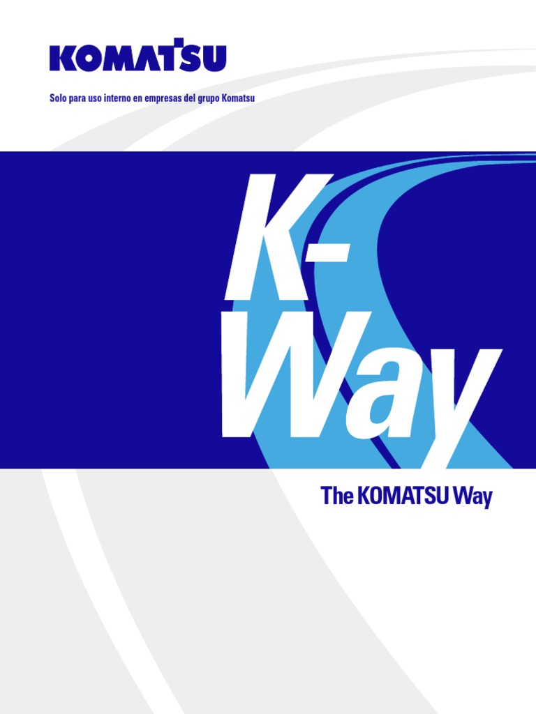 KOMATSU Way 3rd Edition - Spanish Ultima Versión | PDF | Liderazgo ...