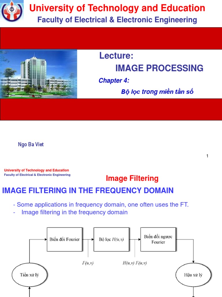 C4_DH-Image Filtering-Viet | PDF | Filter (Signal Processing) | Signal Processing