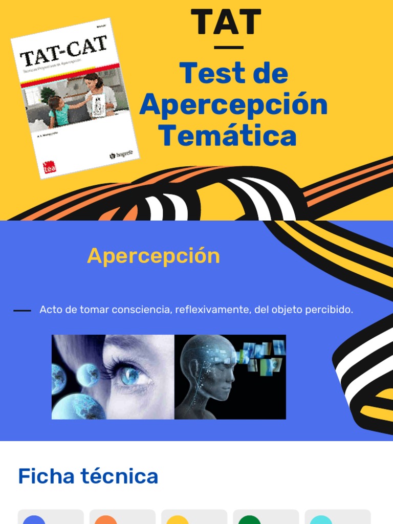 Test de Apercepción Temática (TAT) | PDF | Autor | Sicología