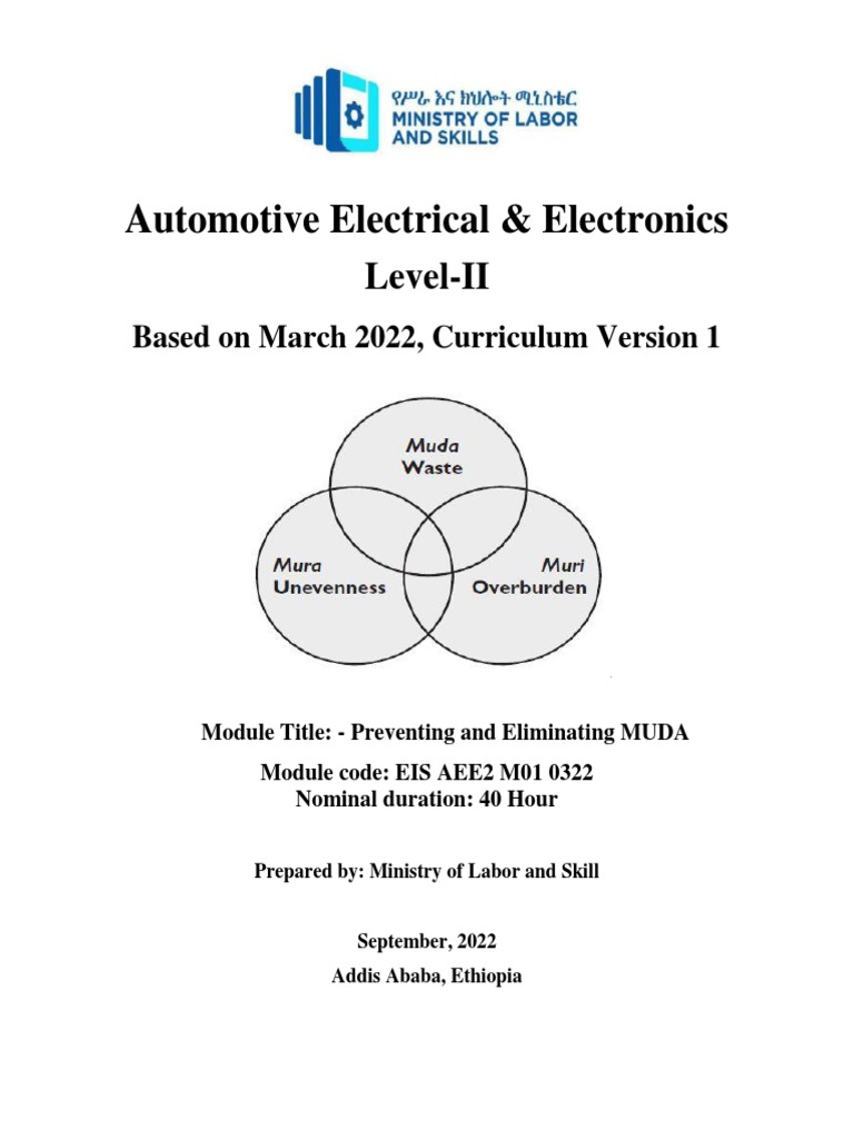 M01 Preventing and Eliminating MUDA | PDF | Occupational Safety And ...