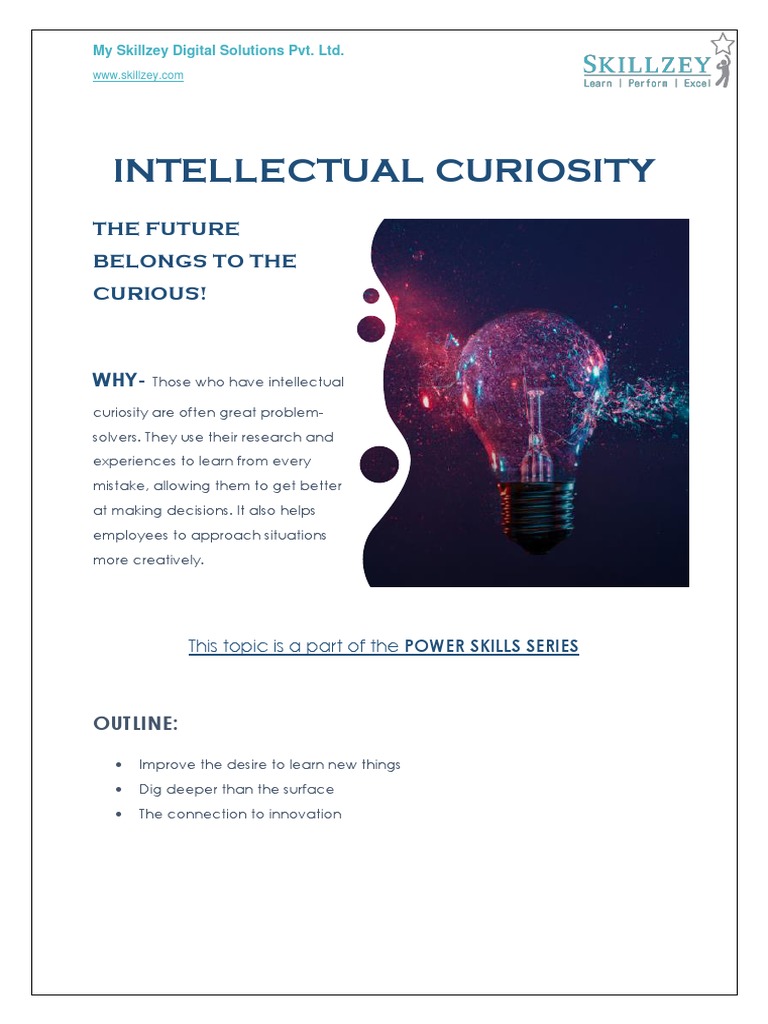 Intellectual Curiosity - Power Skills | PDF