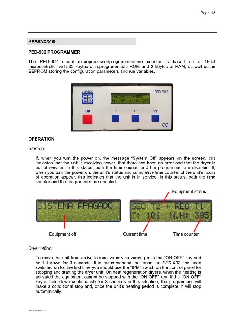 Regeneration Unit_Settings Instructions (1) | PDF | Thermostat | Power ...
