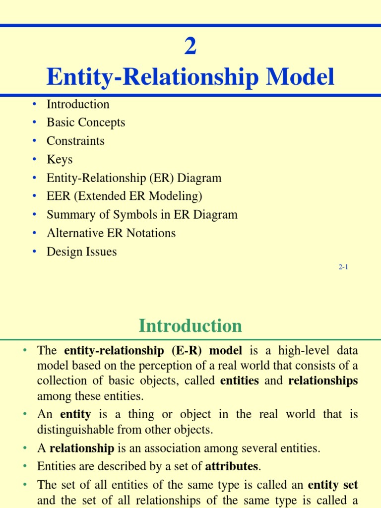 2.Entity-Relationship-Model | PDF | Inheritance (Object Oriented ...