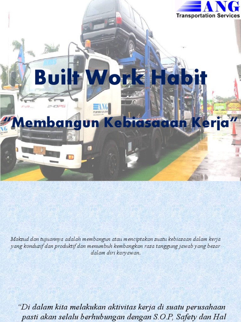ANG - Built Work Habit | PDF | Karier & Perkembangan | Gaya Hidup