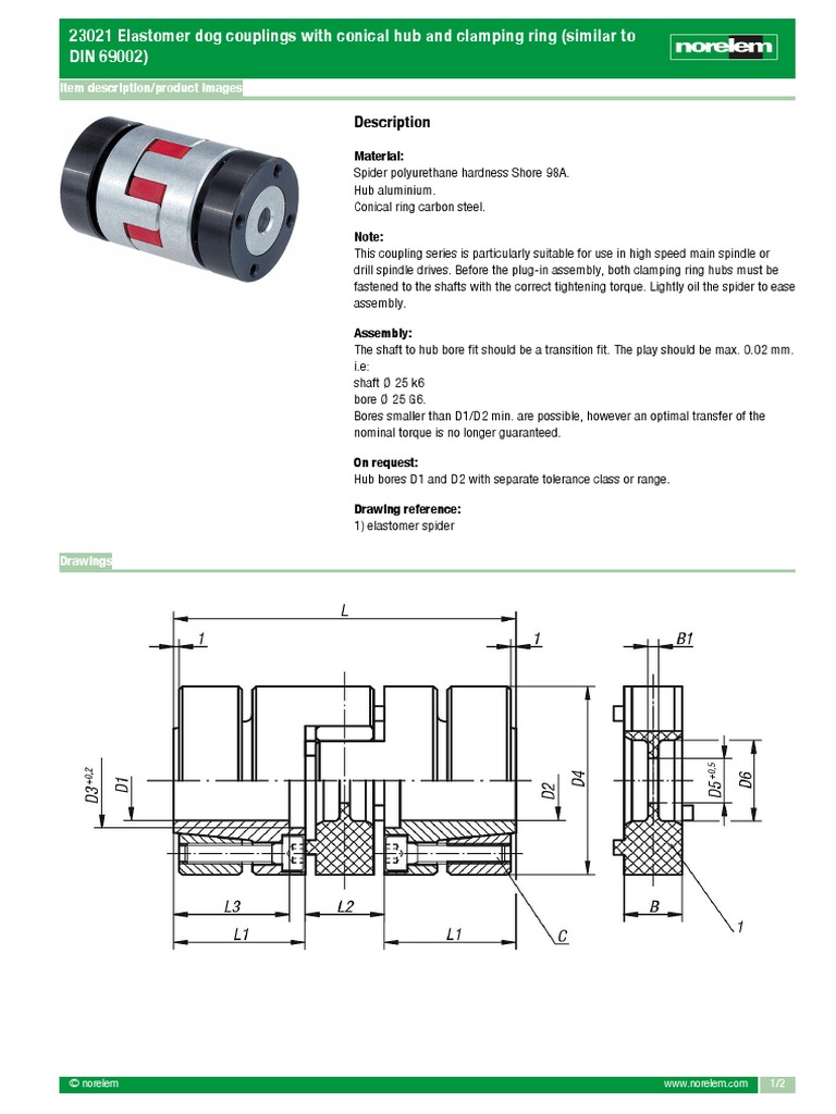 Din 69002 | PDF | Rotation Around A Fixed Axis | Torque