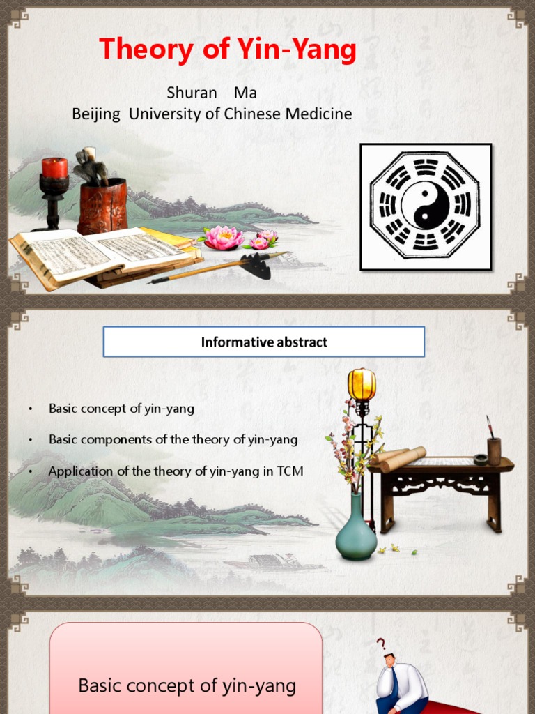 Theory of Yin and Yang in TCM- Beijing University Of TCM | PDF | Yin ...