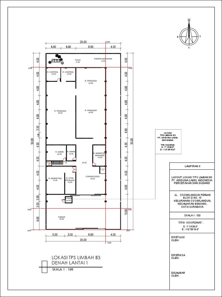 13 Lokasi Layout TPS LB3 - Adiguna Label Indo | PDF
