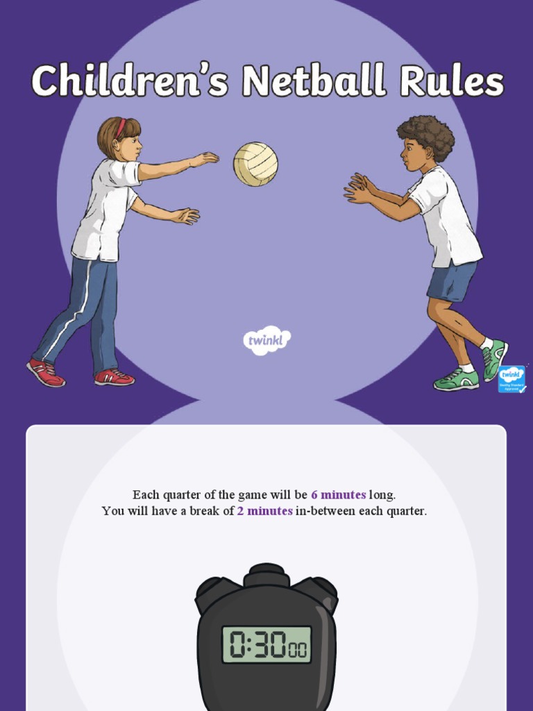 Cfe Pe 1 Childrens Netball Rules Powerpoint English Ver 5 | Download ...