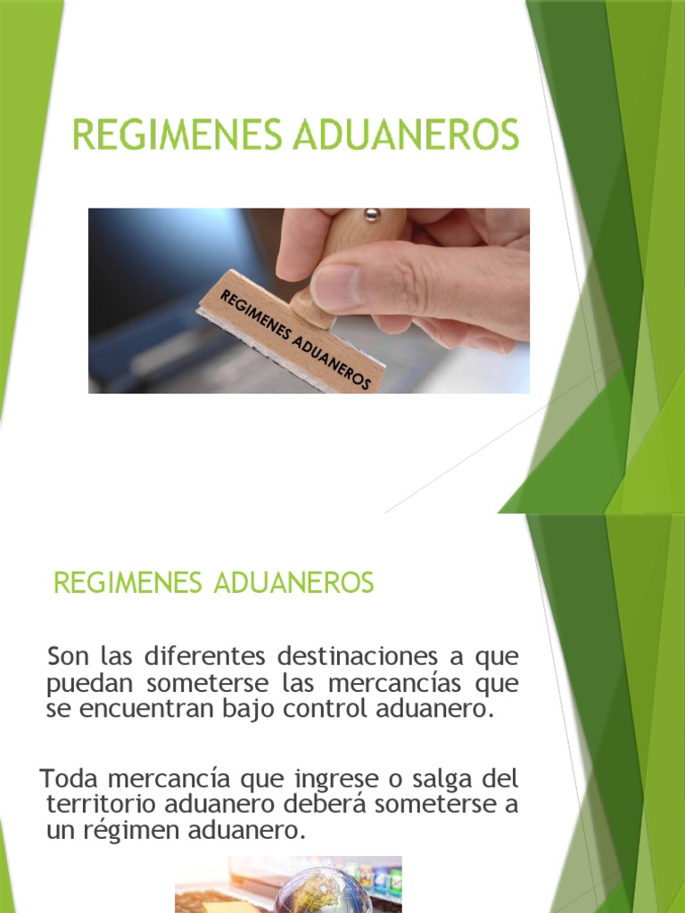 Modalidades Especiales de Importación Definitivade | PDF | Bienes ...