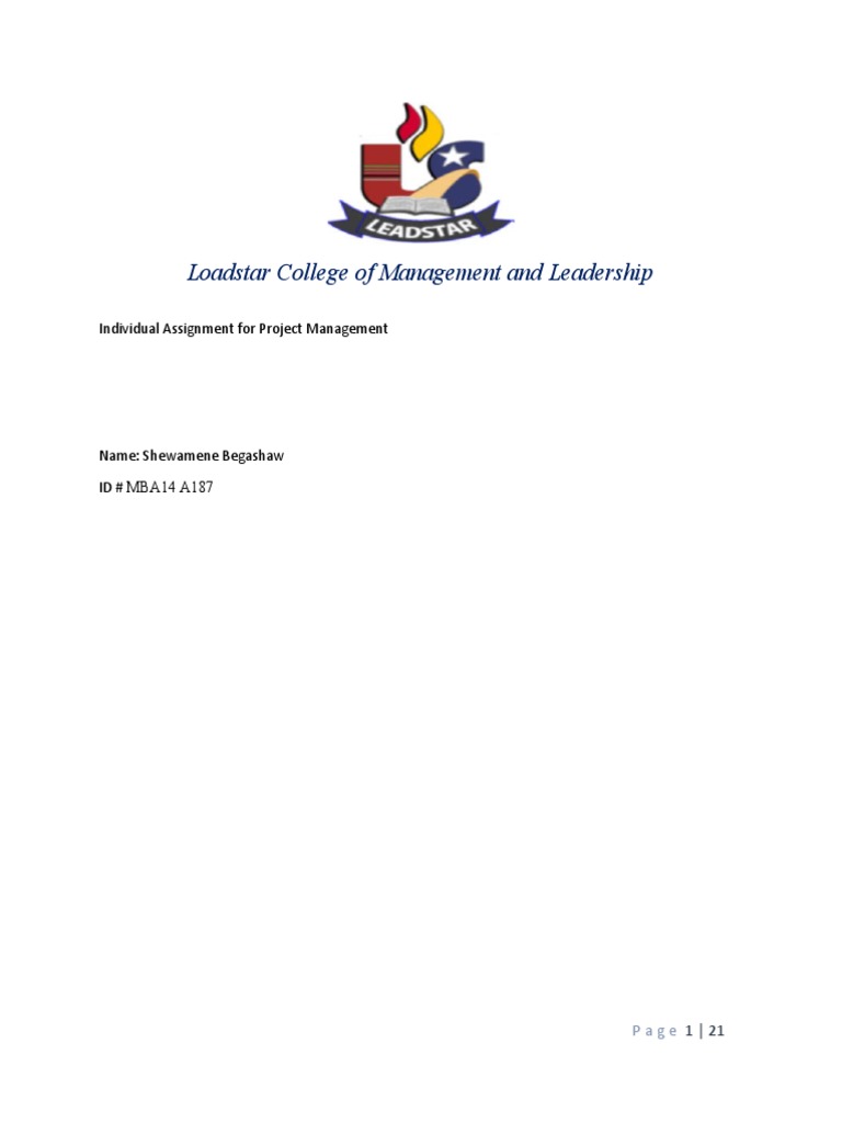 Project Management Assignment Overview | PDF | Educational Technology ...