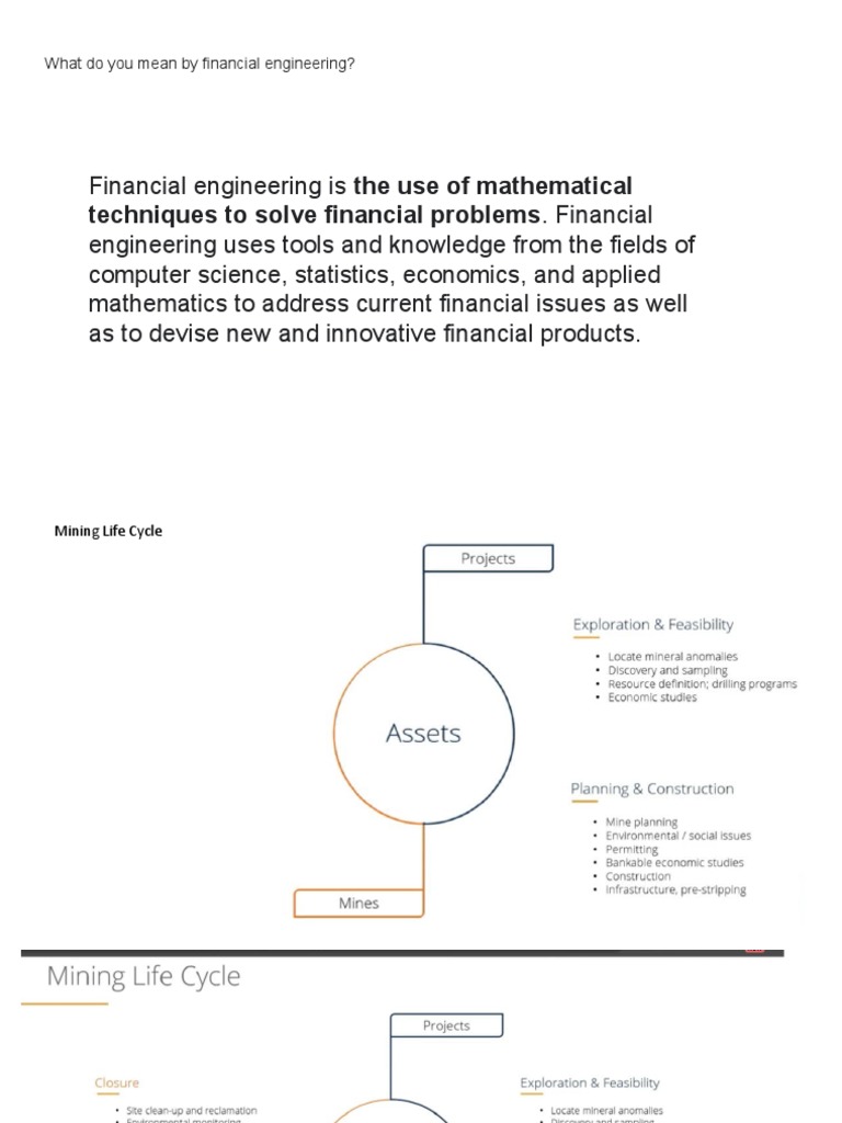 Financial Engineering | PDF