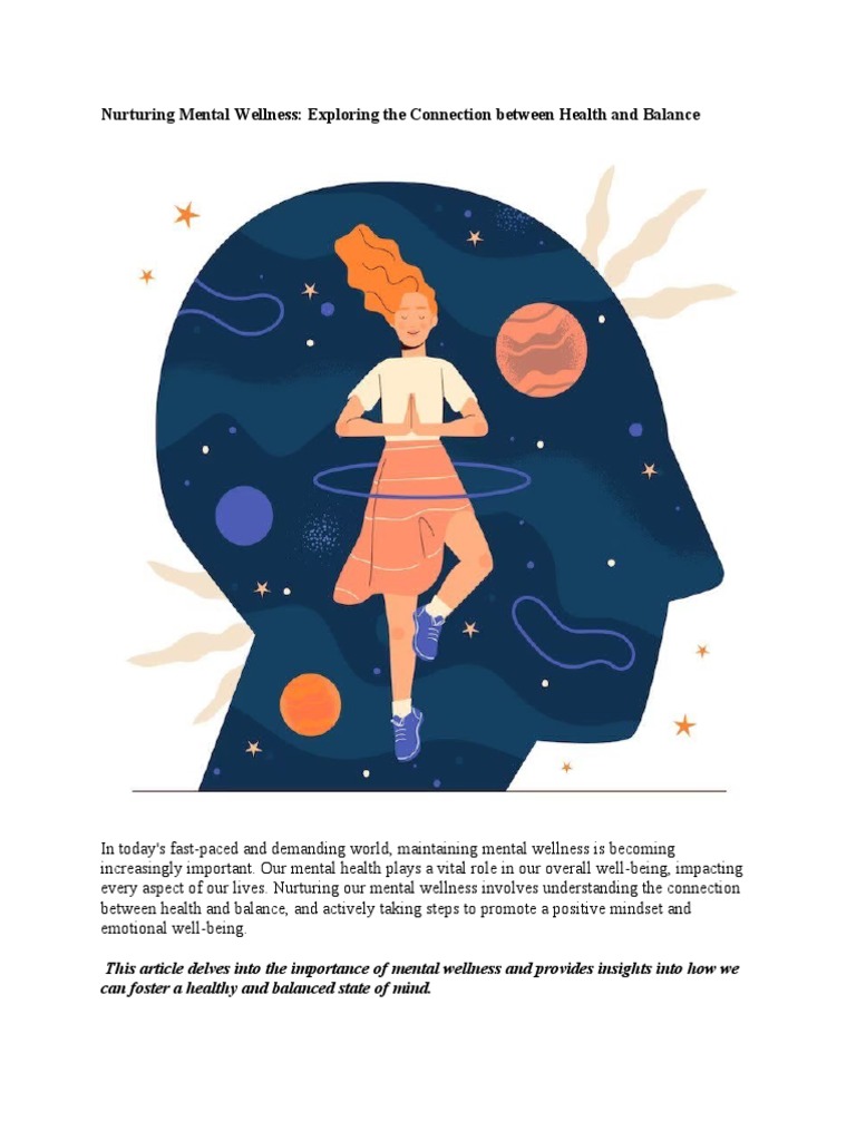 Nurturing Mental Wellness Exploring The Connection Between Health and ... Nurturing Mental Wellness Exploring The Connection Between Health and ...