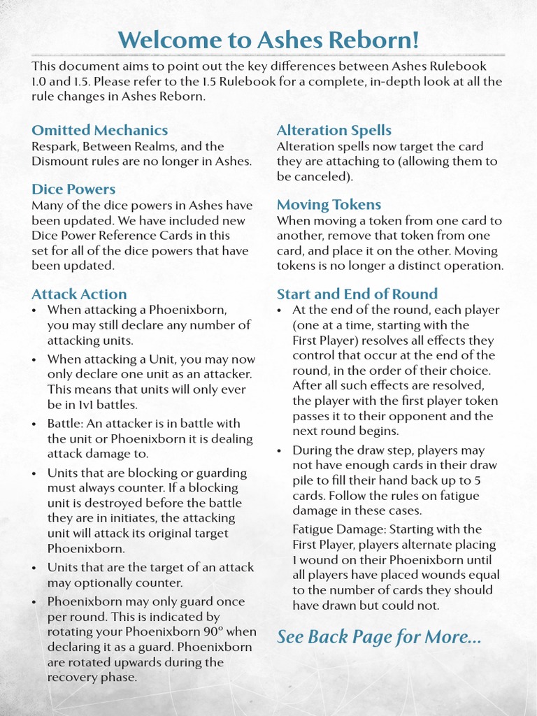 Changed Cards List | PDF