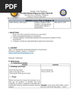 Detailed Lesson Plan in Cohesive Devices | PDF | Learning | Persuasion